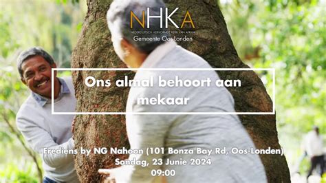 Ons Almal Behoort Aan Mekaar Youtube
