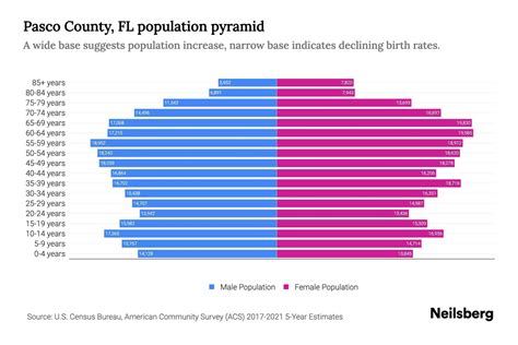 Pasco County Fl Population By Age 2023 Pasco County Fl Age Demographics Neilsberg