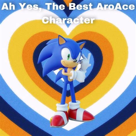 Sonic Is Low Key So Chill Tho Lgbt Pride Art Asexual Humor Sonic