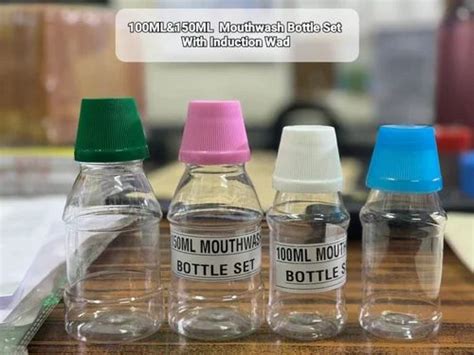 100ml And 150ml Mouthwash Bottle Set With Induction Wad At Best Price