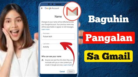 Paano Baguhin ang Gmail id o Pangalan ng Google Account na Madali at Mabilis - YouTube