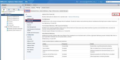 Objective 9 1 Configure Advanced Vsphere Ha Features Vcallaway