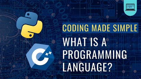 What Is A Programming Language Coding Made Simple Youtube