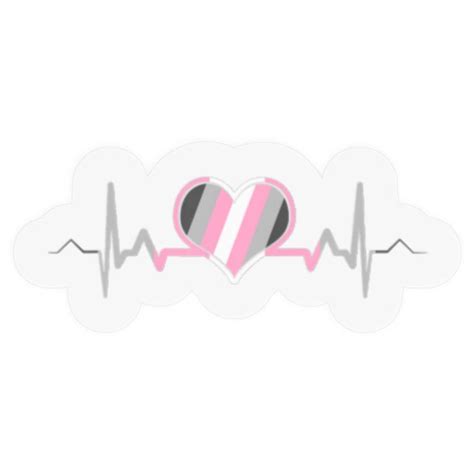 Demigirl Pride Heart Lgbt Demi Girl Flag Demi Stickers Sold By Cindy Wang Sku 25886437 50