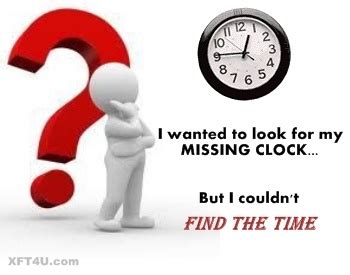 Missing Clock Clock Haha Wall Clock