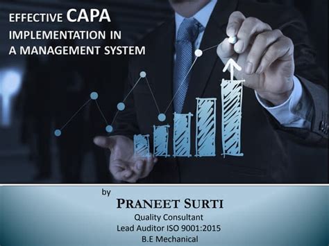 Effective Capa Implementation In A Management System Praneet Surti Ppt