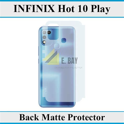 Infinix Hot Play Back Matte Protector Soft Skin Sheet Soft Film Protector For Infinix Hot