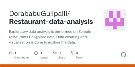 Github Dorababugulipallirestaurant Data Analysis Exploratory Data