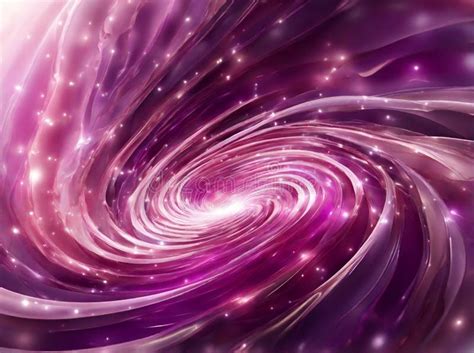 Abstract Glowing Beautiful Spiralling Vortex Healing Energy Banner