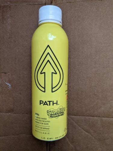 Extremely Rare Spongebob Path Water Special Edition Nickelodeon Aluminum Bottle 4574772210