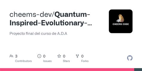 github cheems dev quantum inspired evolutionary algorithm proyecto