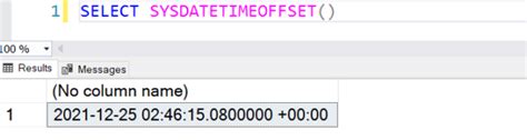 SQL Commands To Check Current Date And Time Timestamp In SQL Server