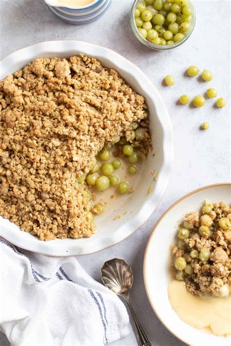 Easy Gooseberry Crumble Recipe Effortless Foodie