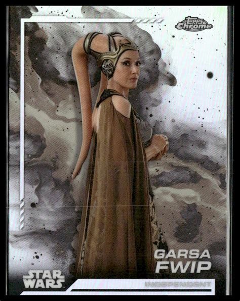 Garsa Fwip 2024 Topps Chrome Star Wars 25 Rainbow Refractor Price