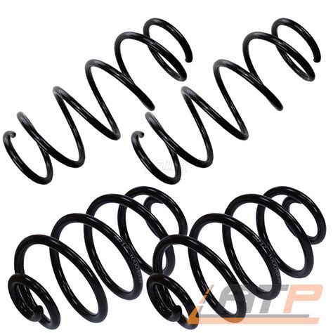 4x Feder Fahrwerksfeder Vorne Hinten FÜr Opel Corsa C Bj 00 06 Ebay