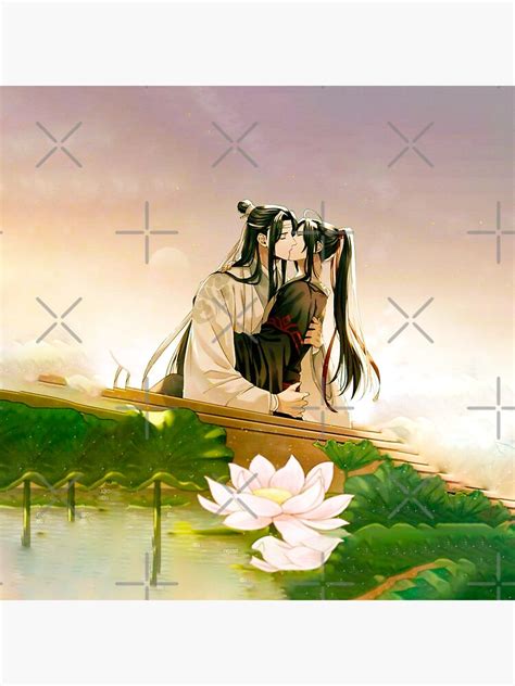 Wamgxian Lan Zhan And Wei Wuxian Married Sweetmoon Sticker For Sale