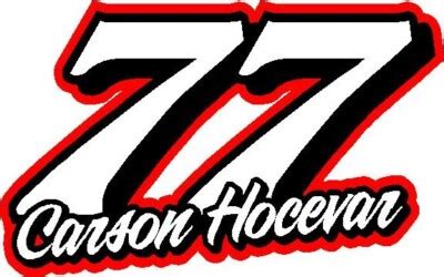 77 2025 Carson Hocevar Nascar Vinyl Window Decal Racing Sticker