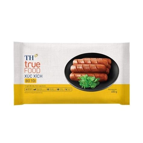 Xúc Xích Bơ Tỏi Th True Food 450 G Th Shop
