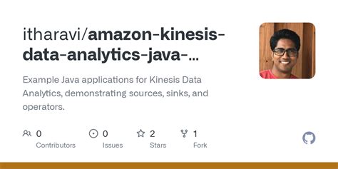 Github Itharaviamazon Kinesis Data Analytics Java Examples Example