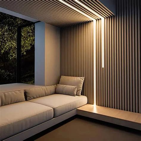 Pvc Wood Mdf Acoustic Wall Panel Led Light Acoustic Wood Panel