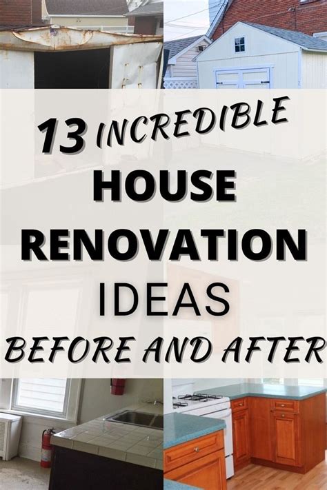13 House Renovation Ideas Before And After Complete House Renovation