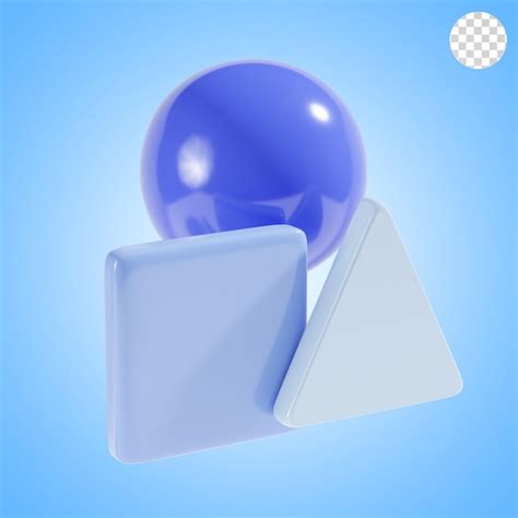 Premium Psd Shape Tool 3d Icon Illustration
