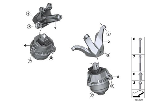 2023 Bmw X7 Engine Mount Left Automatic Suspension 22116860453 Bmw Northwest Tacoma Wa