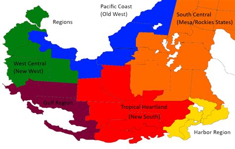 13 Ways To Divide The Southwestern Half Of The Us Greater Frontiers