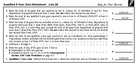 Hot 28 Rate Gain Worksheet Irs