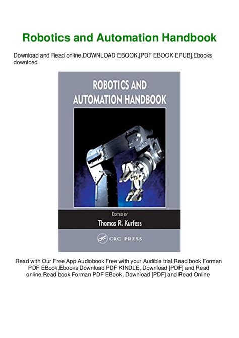 pdf télécharger automation and robotics ppt gratuit pdf