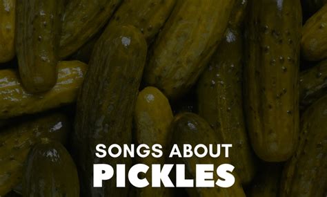 Songs About Pickles Homme Band