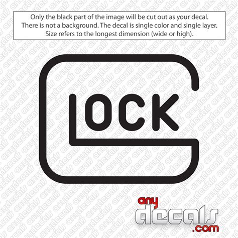 Glock Logo Decal Sticker
