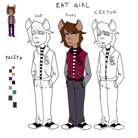 Artstation Rat Girl Concept Art
