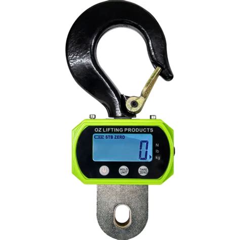 Oz Lifting Products® Dynamometer And Top Hook Assembly For 1 12 Ton