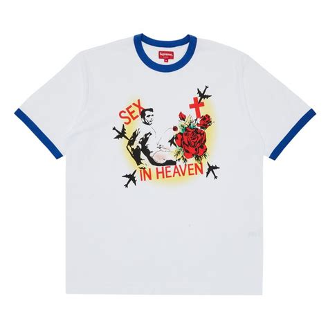Buy Supreme Sex In Heaven Ringer Tee White Ss23kn61 White Goat