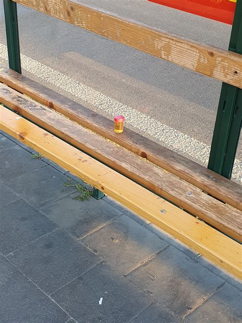 I Just Found Medical Piss Bottle At Tram Stop R Mildlyinteresting