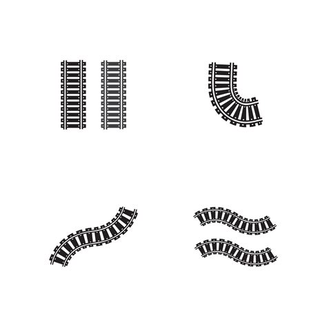 Railway Vector Icon Design Template Illustration 11446455 Vector Art At