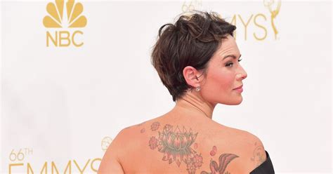 Kaley Cuoco Tattoo Upper Back Spacotin