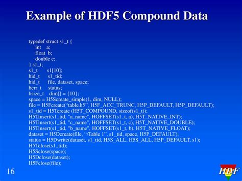 Introduction To HDF For HDF Users Ppt Download