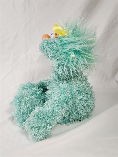 Sesame Street Rosita Plush 14 Inch Doll Yellow Bow Made By Sesame Place