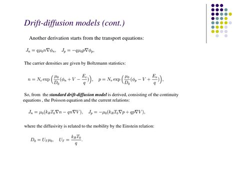 Ppt Macroscopic Models For Semiconductor Devices A Comprehensive