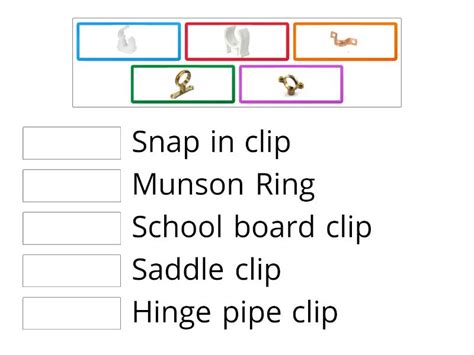 Level 2 Common Plumbing Processes Clips Match Up
