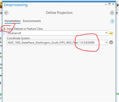 Vertical Datum Conversion In Arcgis Pro Not Recognizing Vertical Coordinate System Geographic