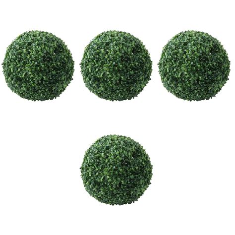 Raindrops 4 Pcs Artificial Grass Ball Hanging Grass Ball Plant Ball