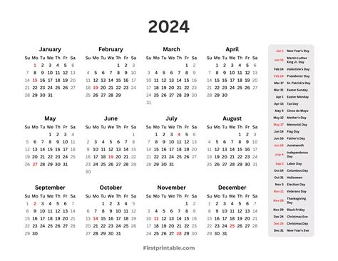 Free Printable Yearly Calendar For 2024 2025 2026 2027 Artofit