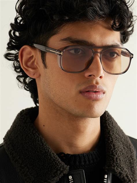 Tom Ford Aviator Style Acetate Sunglasses Tom Ford
