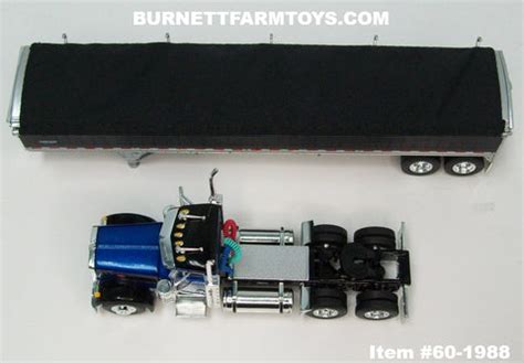 Item 60 1988 Blue Metallic Black Gold Outline Peterbilt 379 Day Cab W