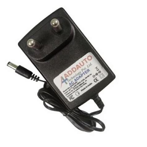 1 A Abs Plastic Addauto 5v 500ma Power Adapter For Electronic Instruments Black At Rs 75 Piece