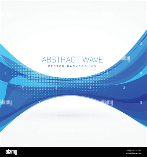Abstract Blue Wave Vector Design Stock Vector Image And Art Alamy
