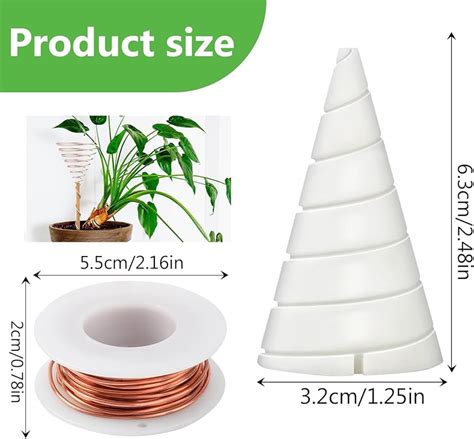 Plant Growth Stimulator Coil Maker Raindrops 6 Pcs Coil Winding Jig Gardening Copper Wire